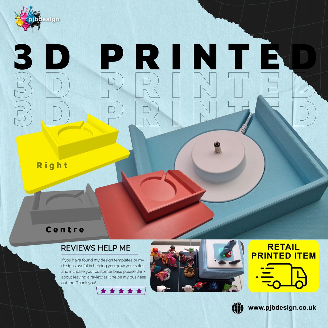 Tonies Charging Dock & Storage Shelf / Toniebox Magnetic Figure Storage ...