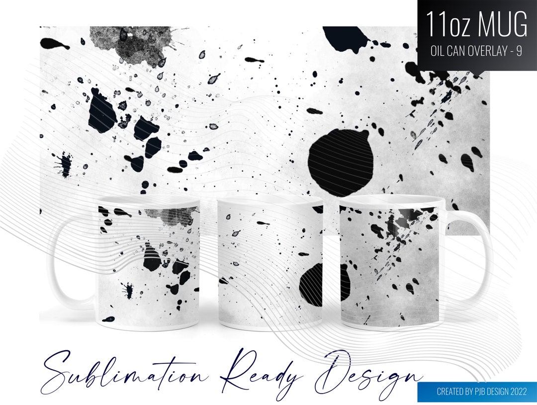 Oil Can Texture Overlay Mug Wrap 9 Make Your Own Oil Can - Etsy