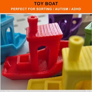 3d Printed Small Boat Little Benchy / Desk Toy / Perfect Exploration ...