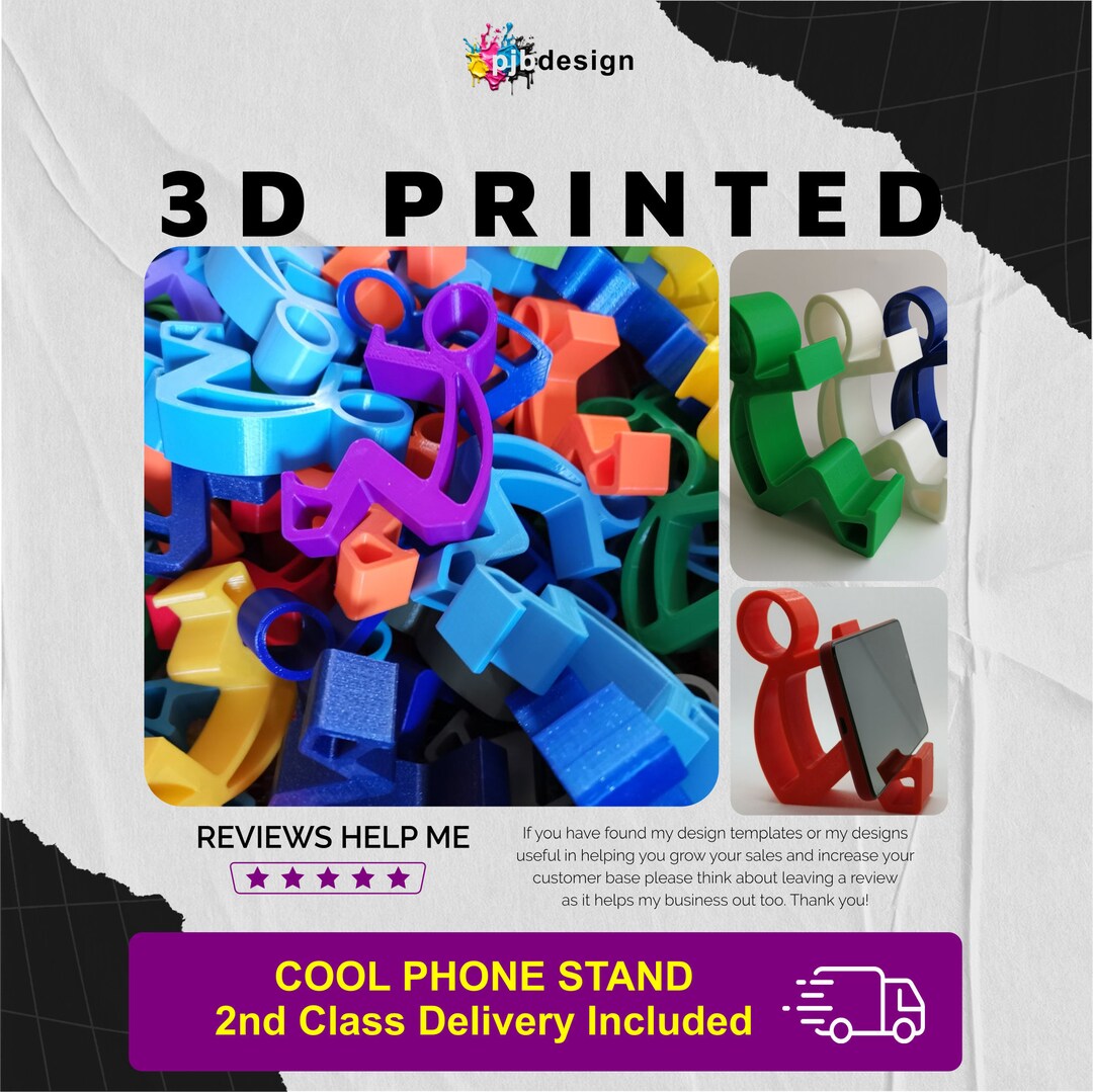 3D Printed Stickman Stand Ideal Gift for Christmas & Birthdays Cute ...