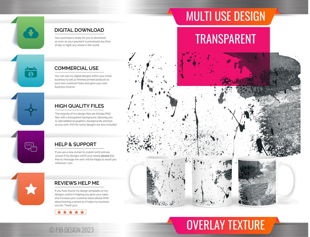 Oil Can Texture Overlay Mug Wrap Make Your Own Oil Can Mugs 600dpi ...