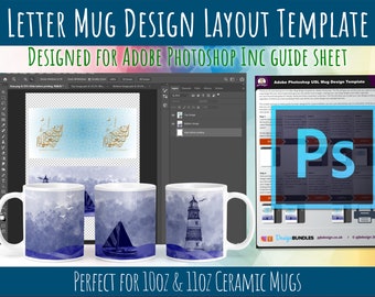 Mug Design Layout | Etsy
