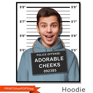 Custom Mug Shot,personalized Portrait,unique Print,custom Portrait ...