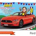 Vintage GT Car,fast Race Car Party, Race Car Invites, Sports Car Theme ...