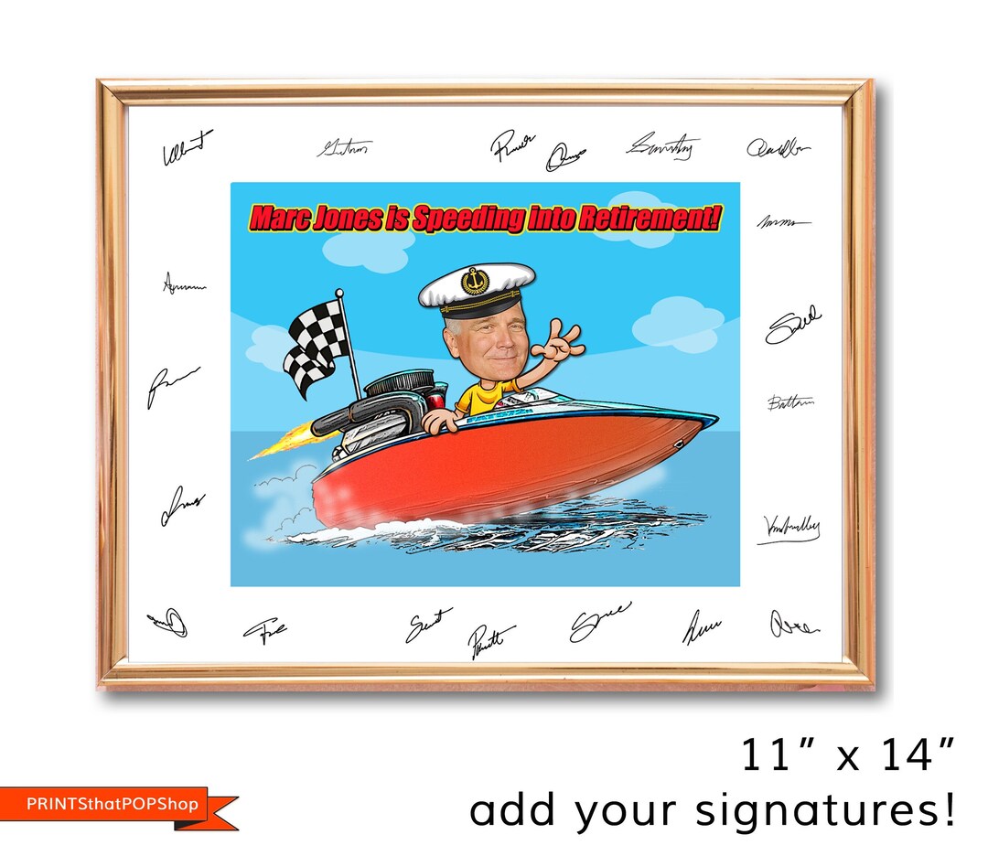 Boating Retirement Poster,sailing Into Retirement,father's Day Poster ...