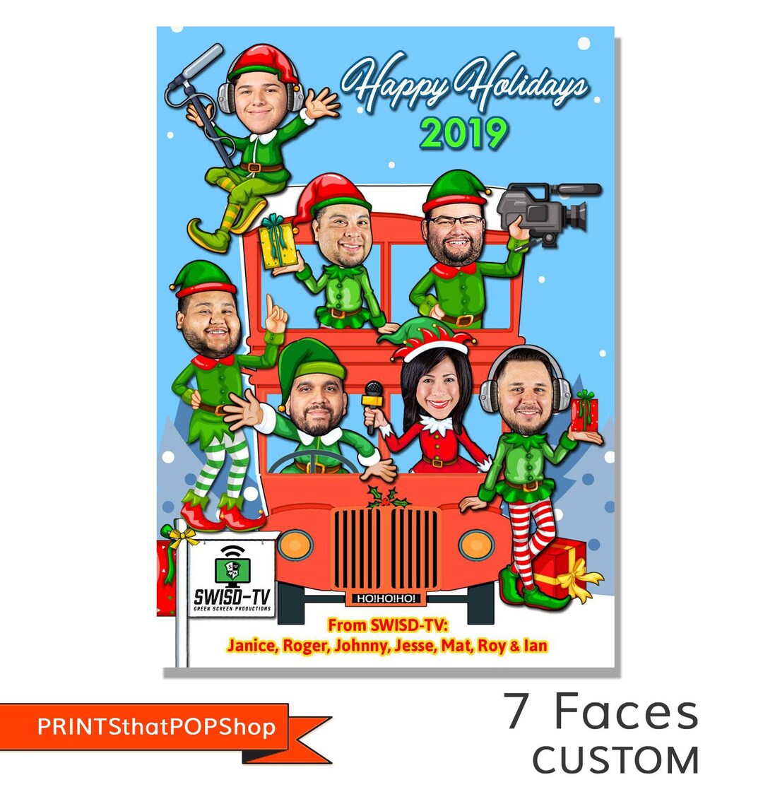 Custom Corporate Christmas,custom Christmas Card,custom Holiday Card ...