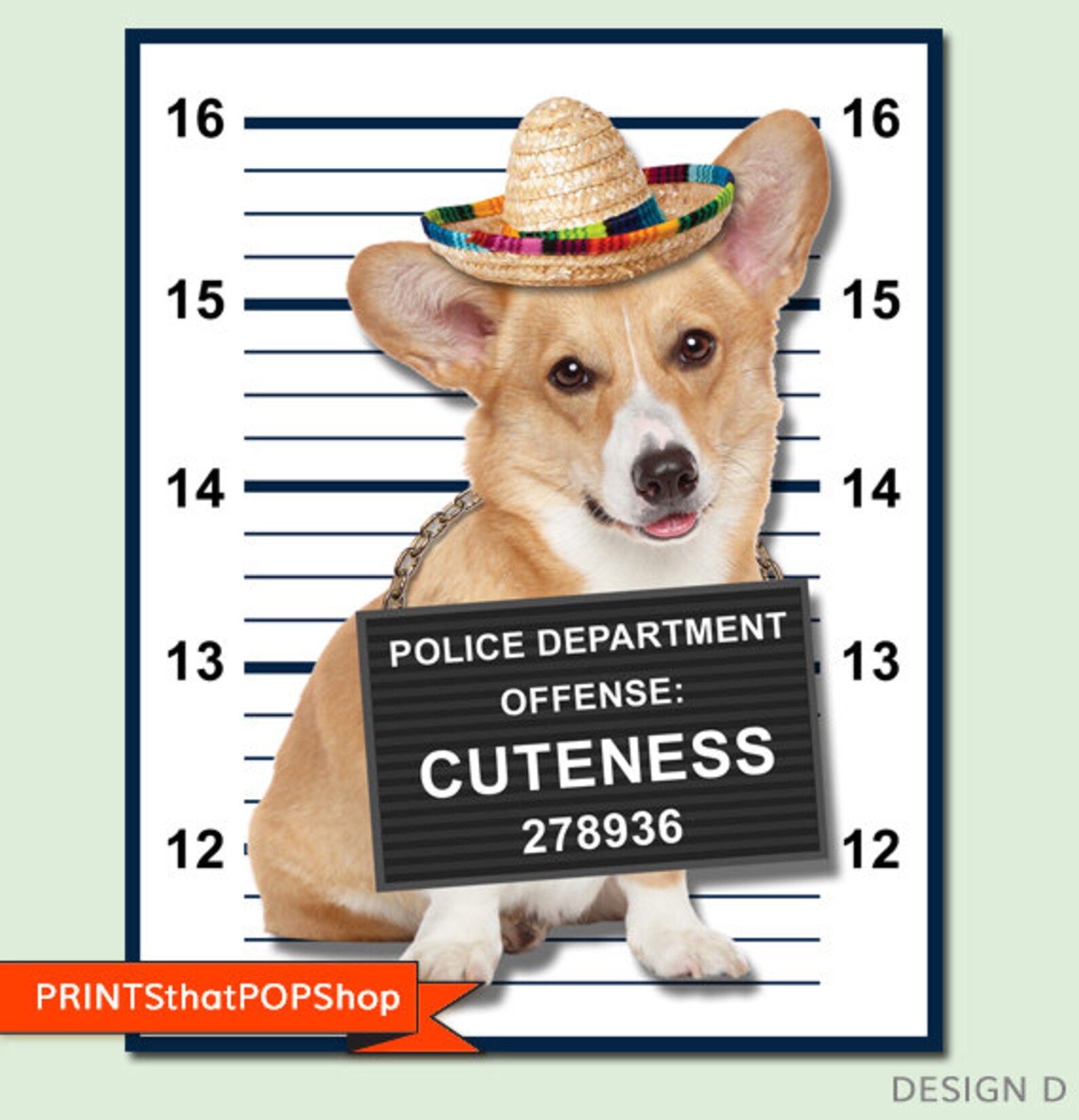 Custom Pet Photoyour Pet Photobad Dog Posterpet Mugshot | Etsy