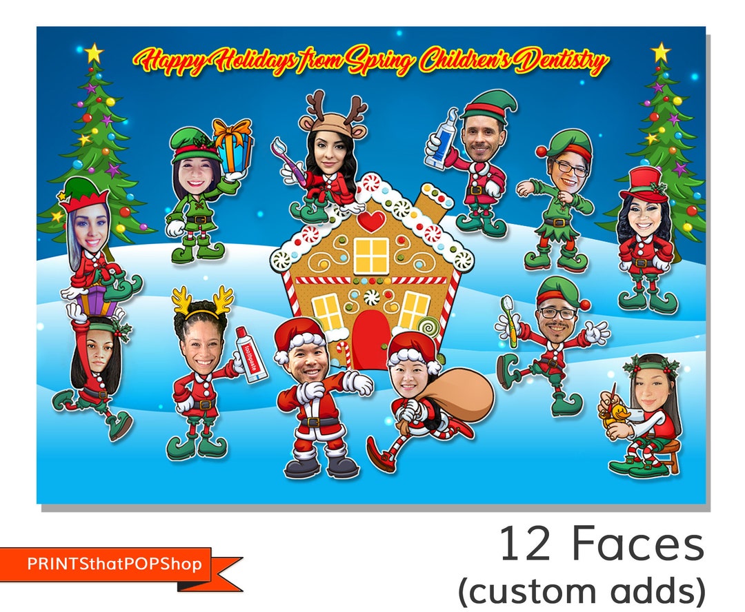 Very Large Company Christmas Cards,corporate Christmas,gingerbread ...