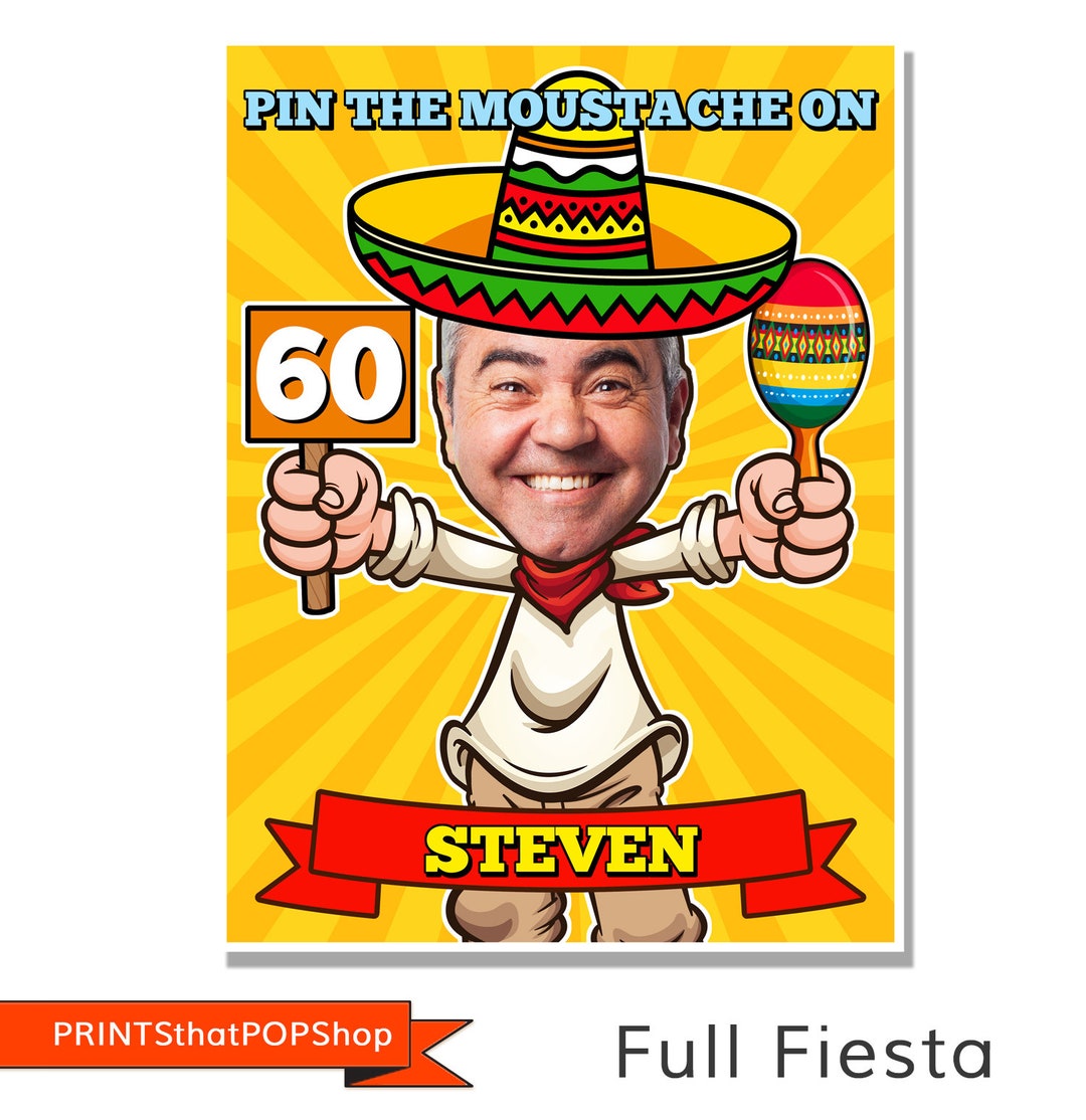 Pin the Mustache,pin the Moustache,pin the Stache,birthday Poster,pin ...