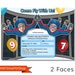 Indoor Skydiving Invitation,custom Invite,photo Invite,face Invitations ...