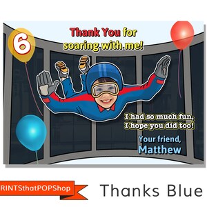 Indoor Skydiving Invitation,custom Invite,photo Invite,face Invitations ...