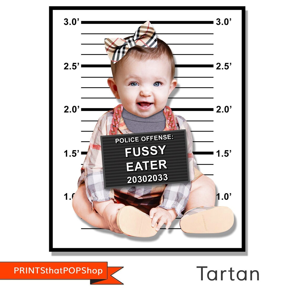 Custom Mug Shot,personalized Portrait,unique Print,custom Portrait ...