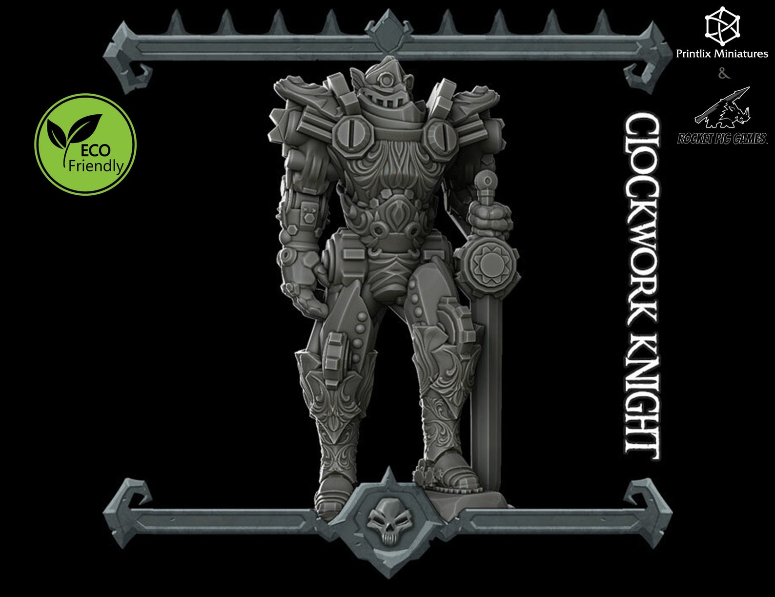 Clockwork Knight Miniature Dungeons and Dragons Miniature - Etsy