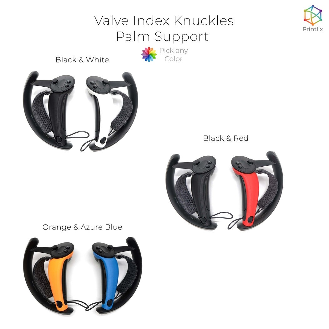 Valve Index Knuckles 2x Set Palm Support PLA 3D Printed - Etsy