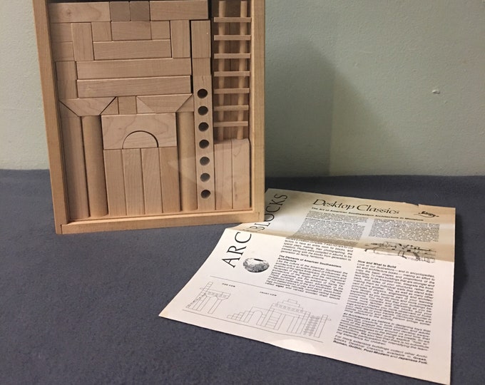 Vintage ARCHIBLOCKS Santa Fe Desktop Classics Building Blocks ...