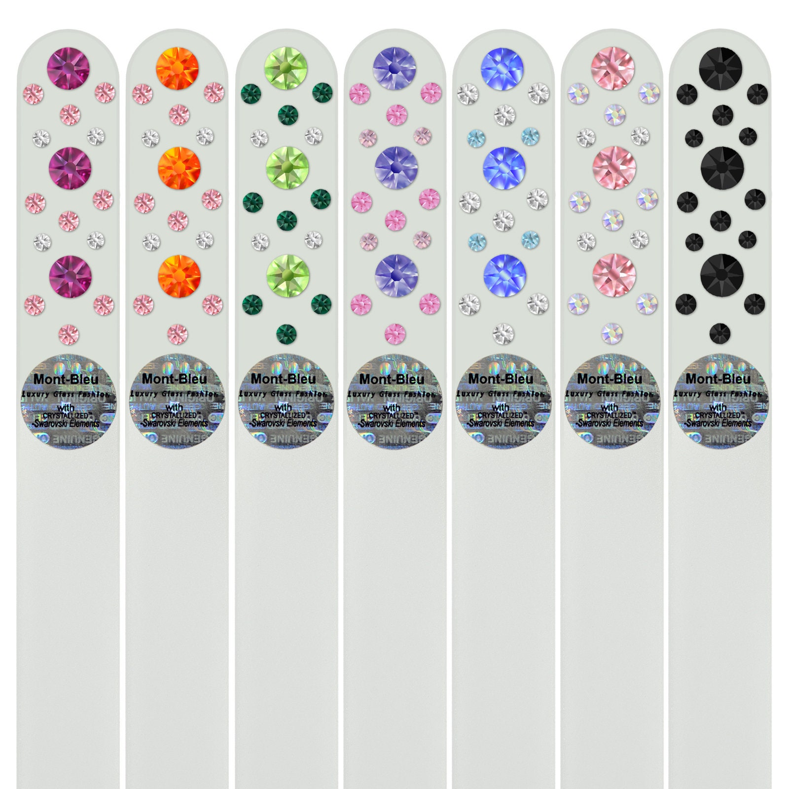 Gift Ideas for Women Glass Nail File Decorated With Swarovski® Crystals ...