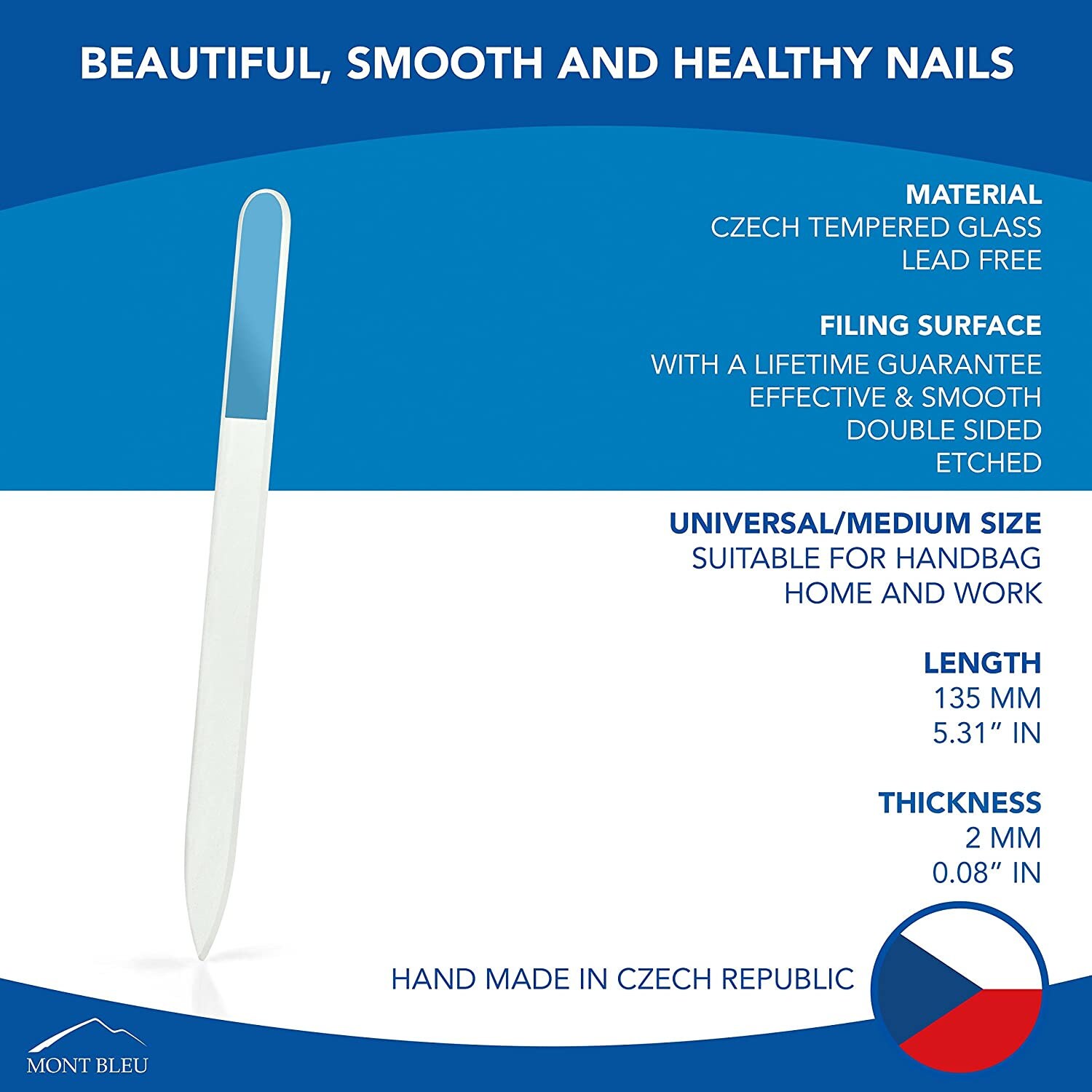 Gift Ideas for Women Glass Nail File Decorated With Swarovski® Crystals ...