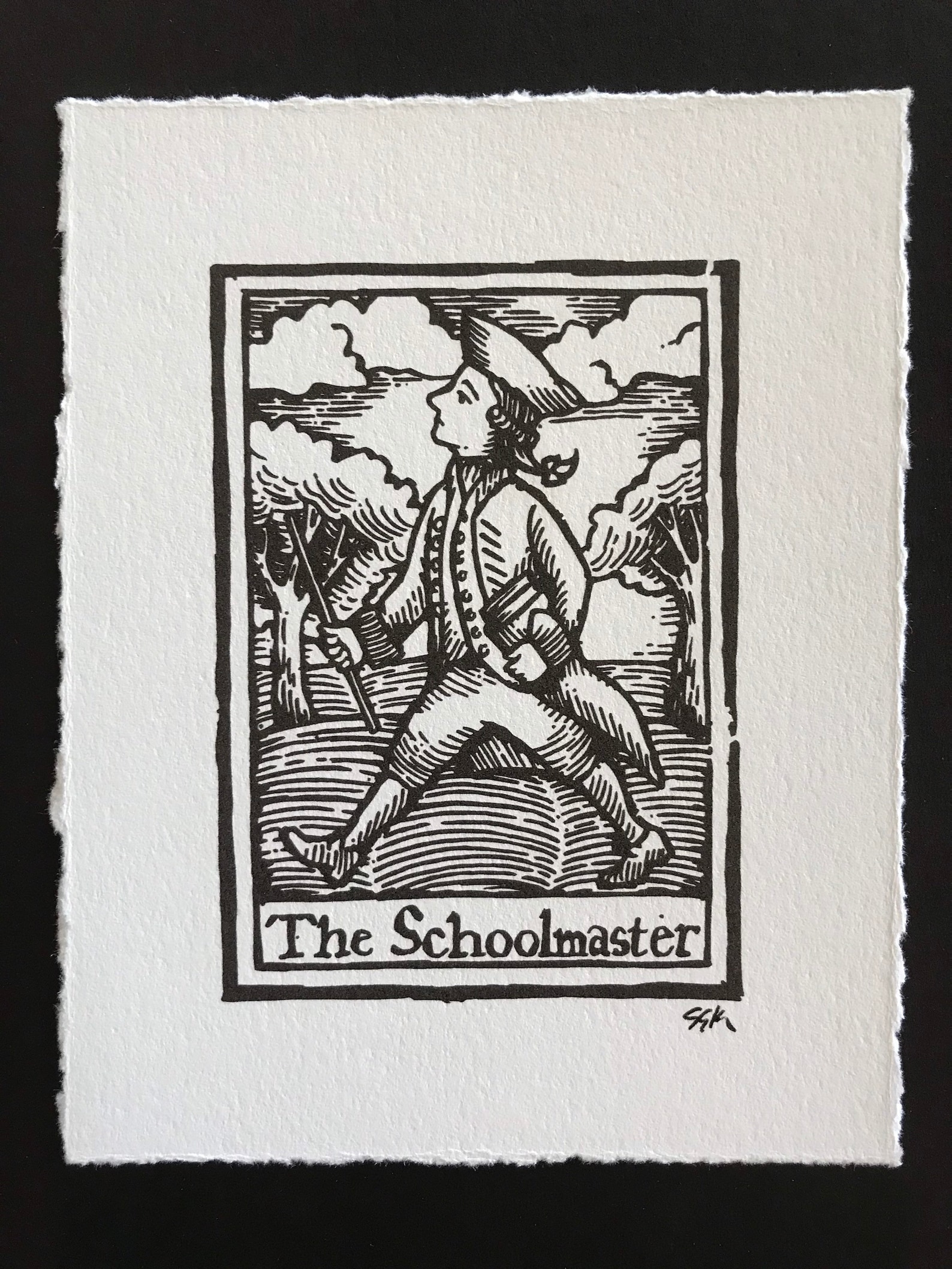 The Schoolmaster Art Print - Etsy