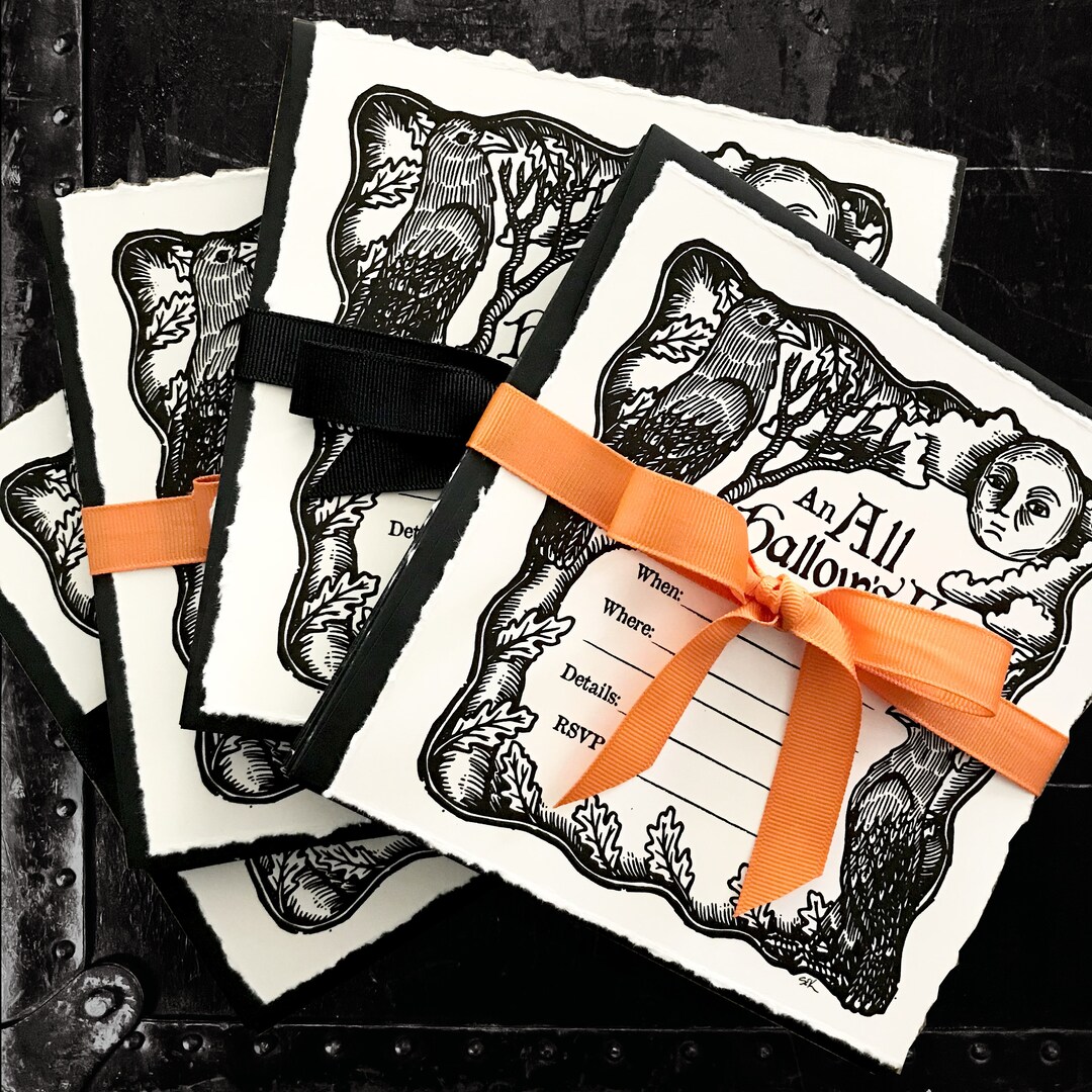 All Hallow’s Eve Party Invitations - Etsy
