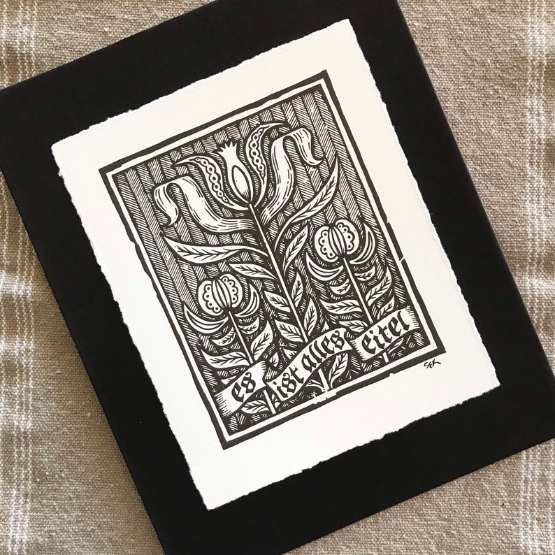 All is Vanity Art Print - Etsy