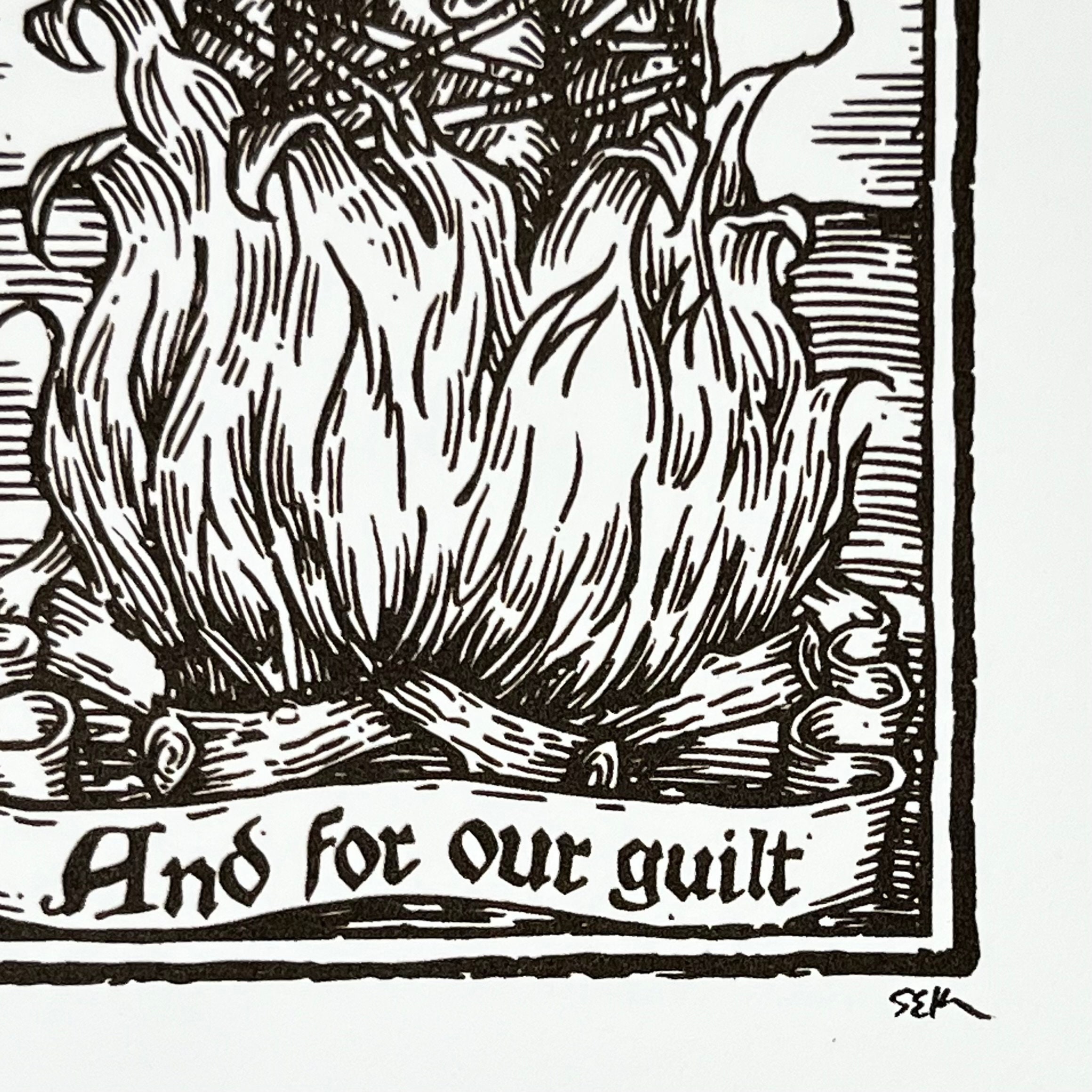 The Black Death Burning Art Print - Etsy