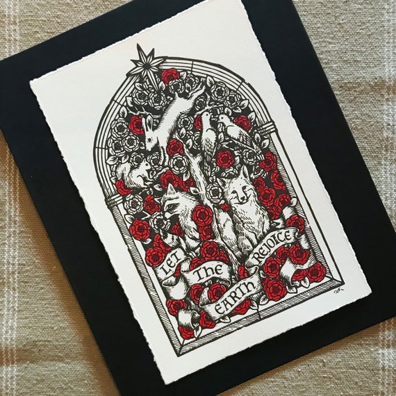 Earth Rejoice Color Pop Art Print - Etsy