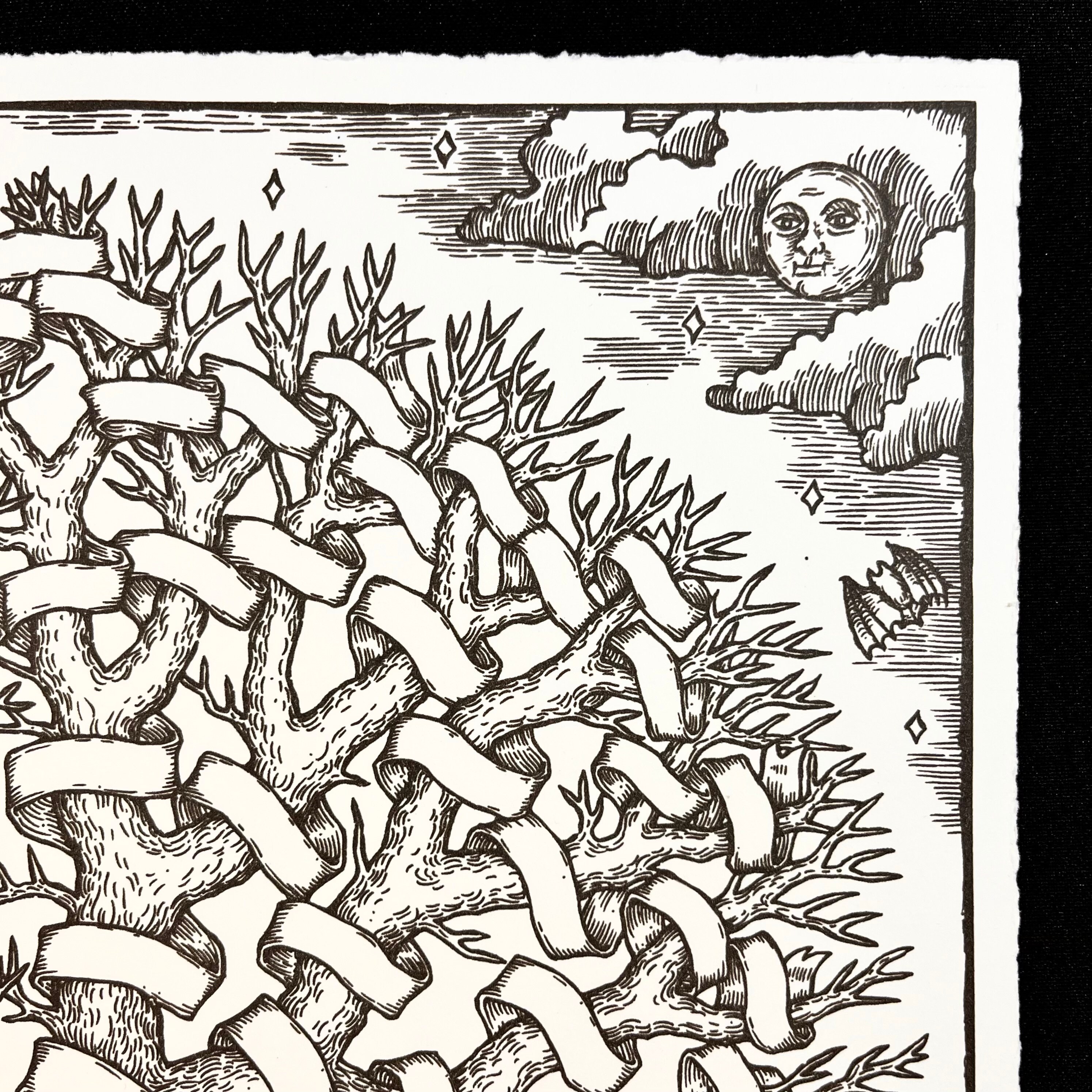 Spooky Family Tree Fillable Art Print - Etsy