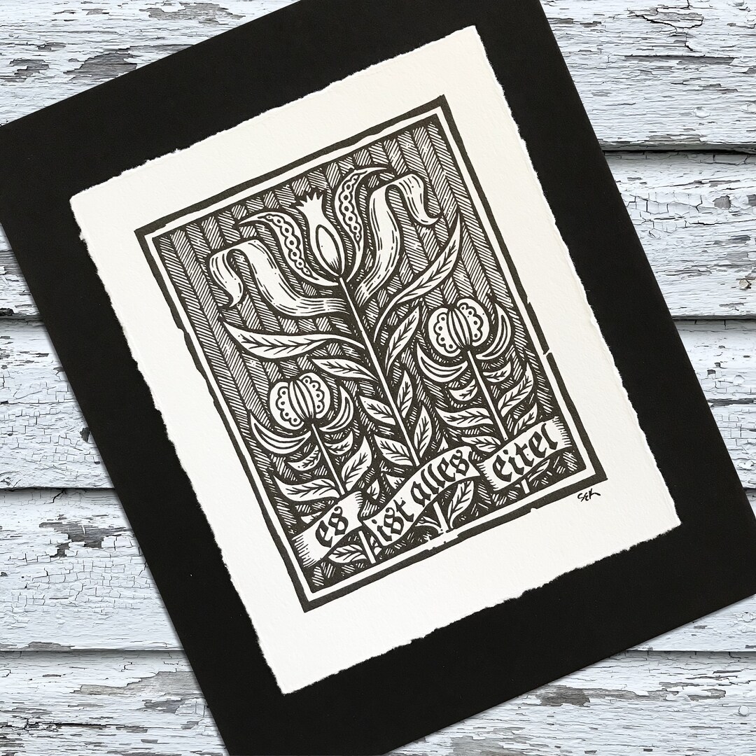 All is Vanity Art Print - Etsy