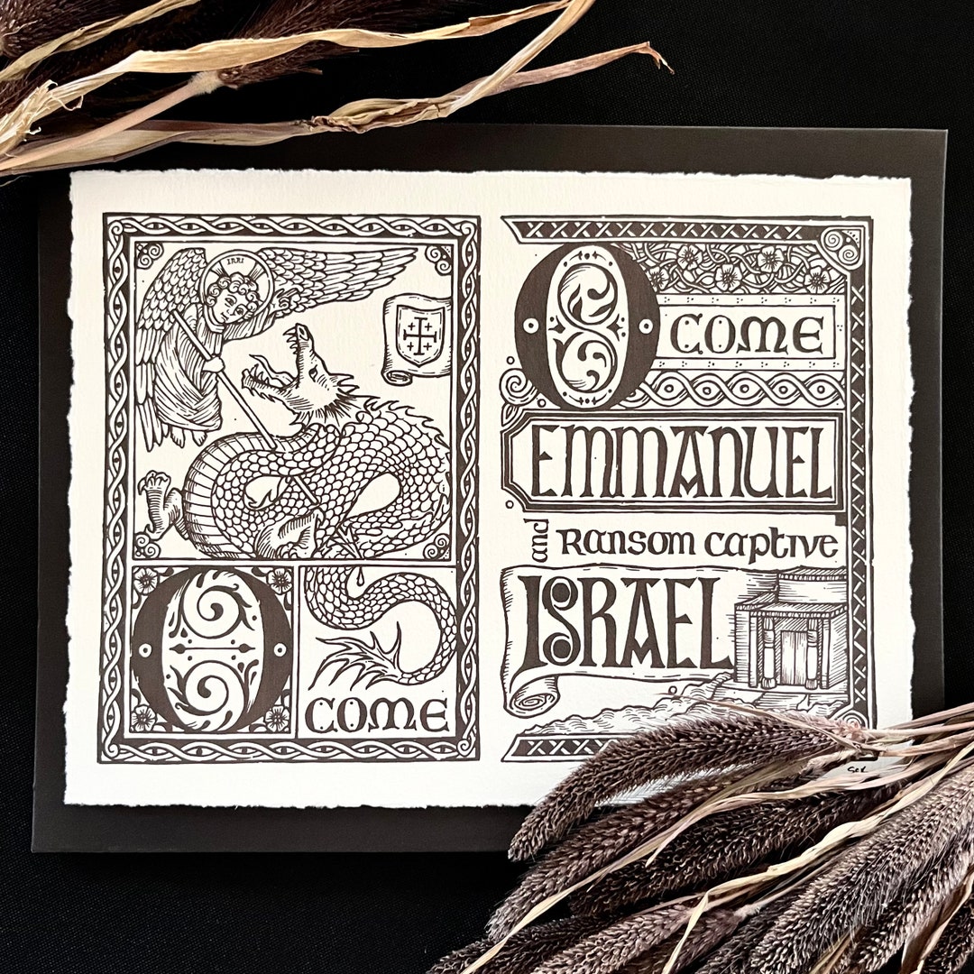 O Come O Come Emmanuel Art Print - Etsy