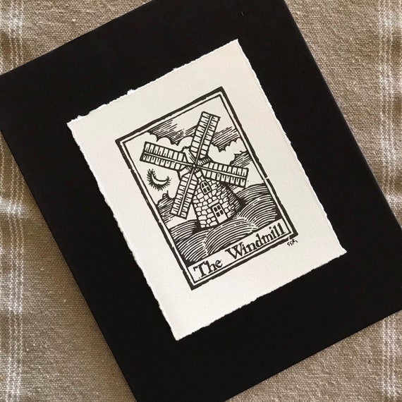 The Windmill Art Print - Etsy