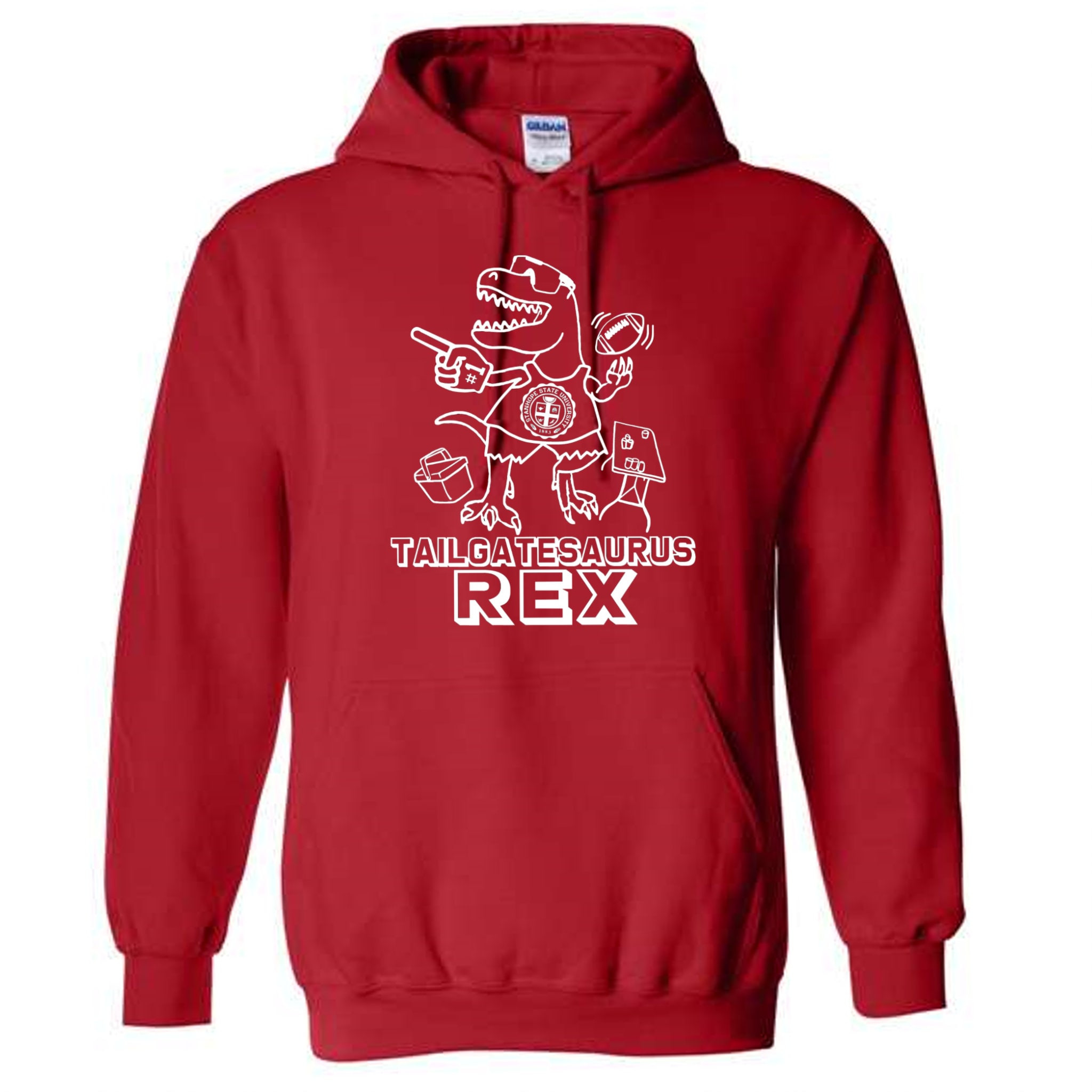 Tailgatesaurus Rex Hoodie - Etsy
