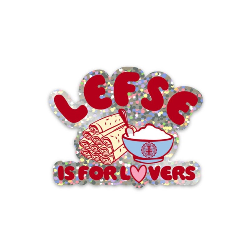 Lefse is for Lovers Sticker - Etsy