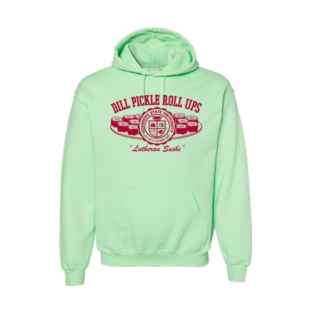 Dill Pickle Roll Ups - Lutheran Sushi Long Sleeve Hoodie -- College of ...
