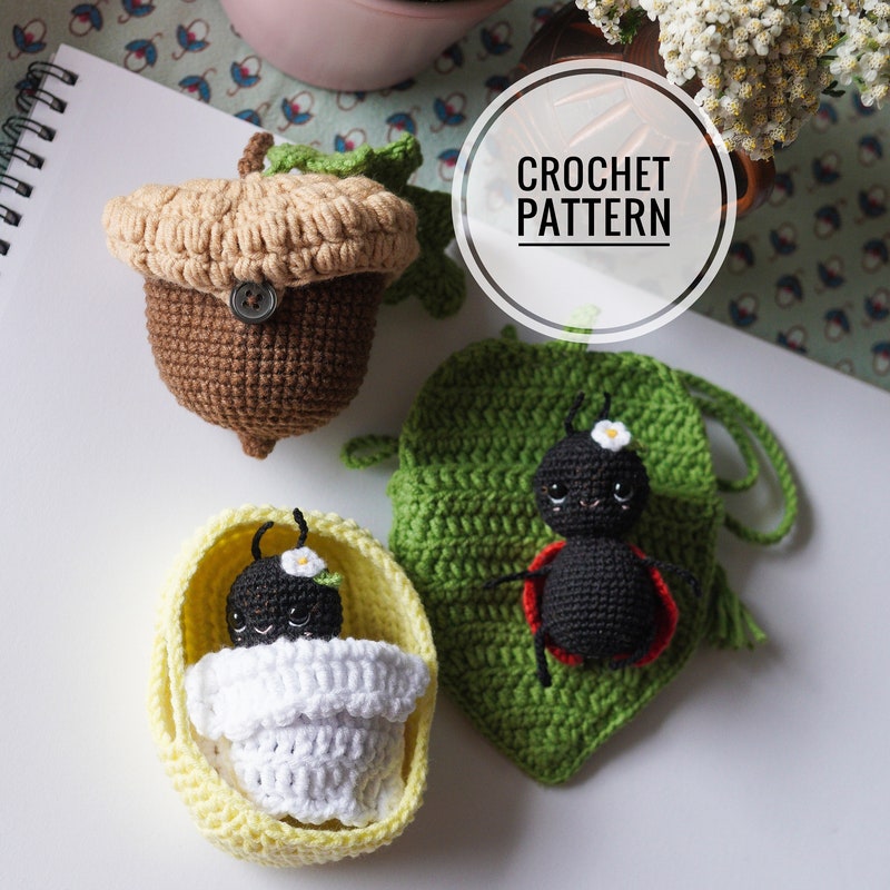 Ladybug Crochet Pattern - Etsy