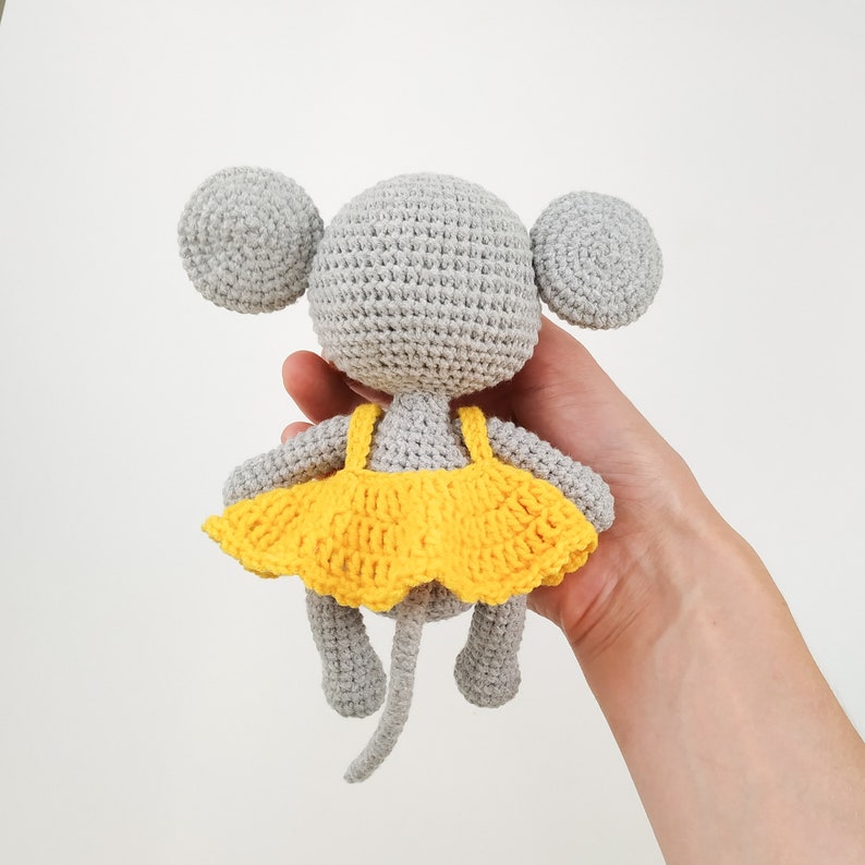 Mouse Toy Crochet PATTERN in English Amigurumi Toy Stuffed - Etsy