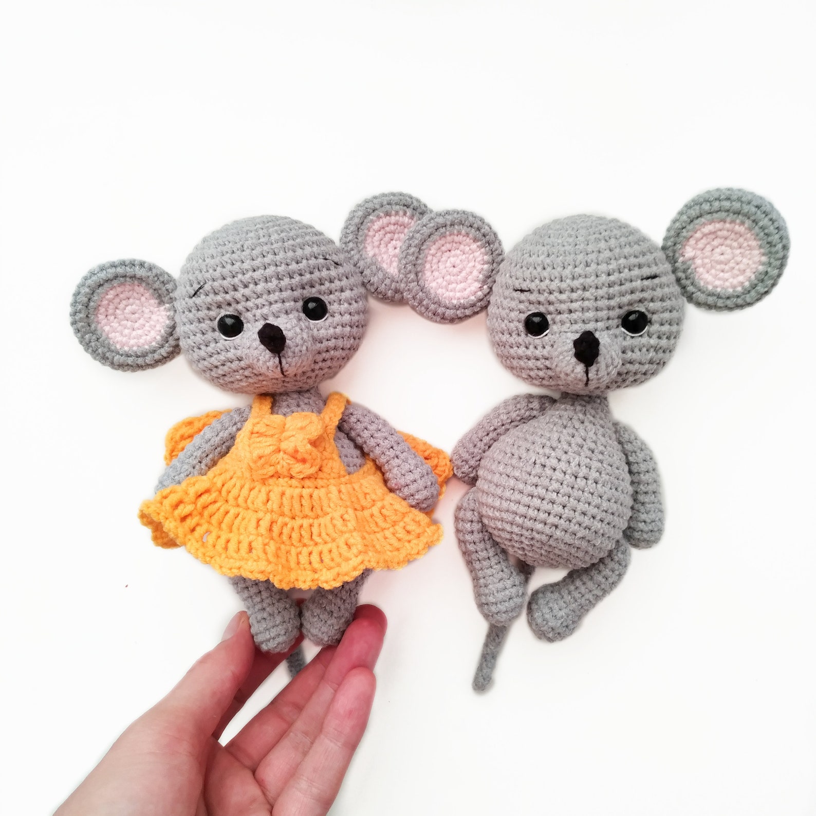 Mouse Toy Crochet PATTERN in English Amigurumi Toy Stuffed - Etsy