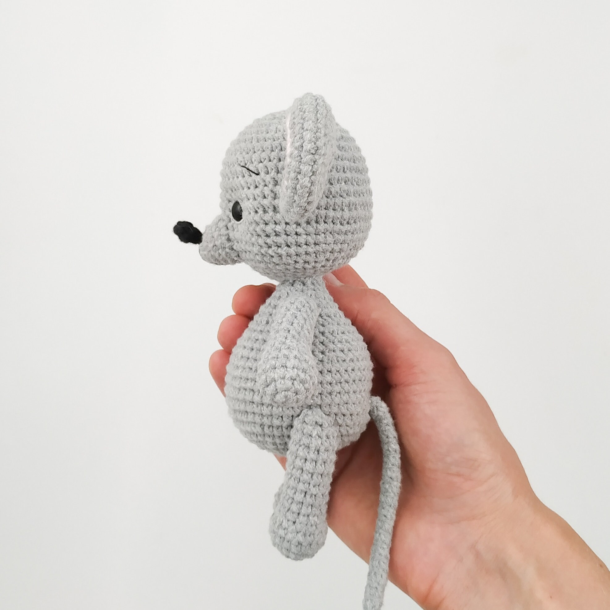 Mouse Toy Crochet PATTERN in English Amigurumi Toy Stuffed - Etsy