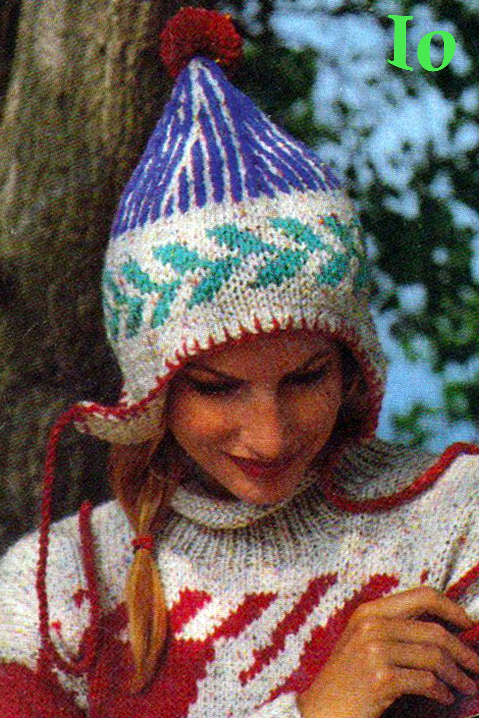 Caribou Sweater Knitting Pattern | Fair Isle Intarsia Reindeer | 1993 ...