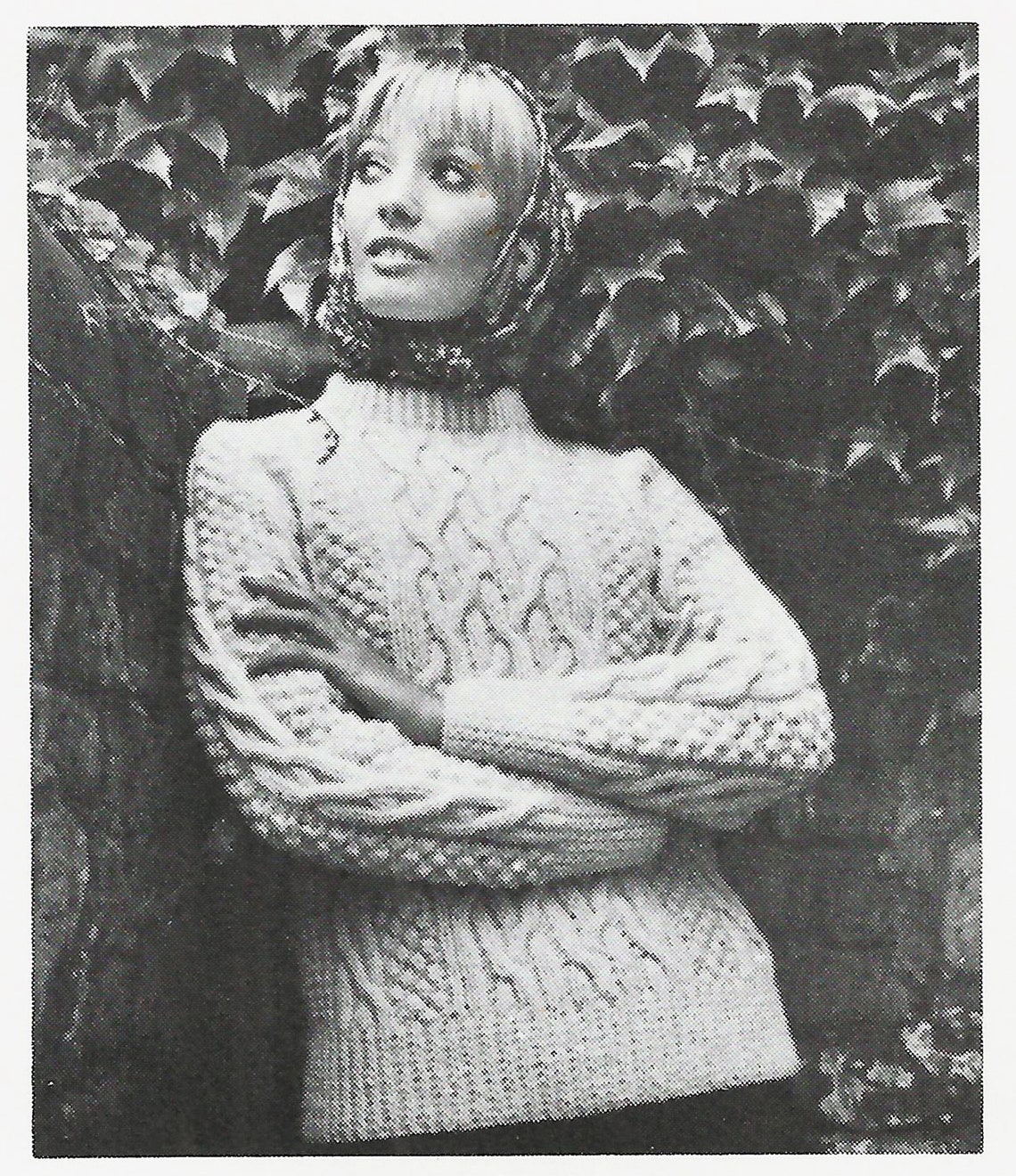 Irish Fisherman Pullover Sweater Knitting Pattern | Vintage 1967 ...