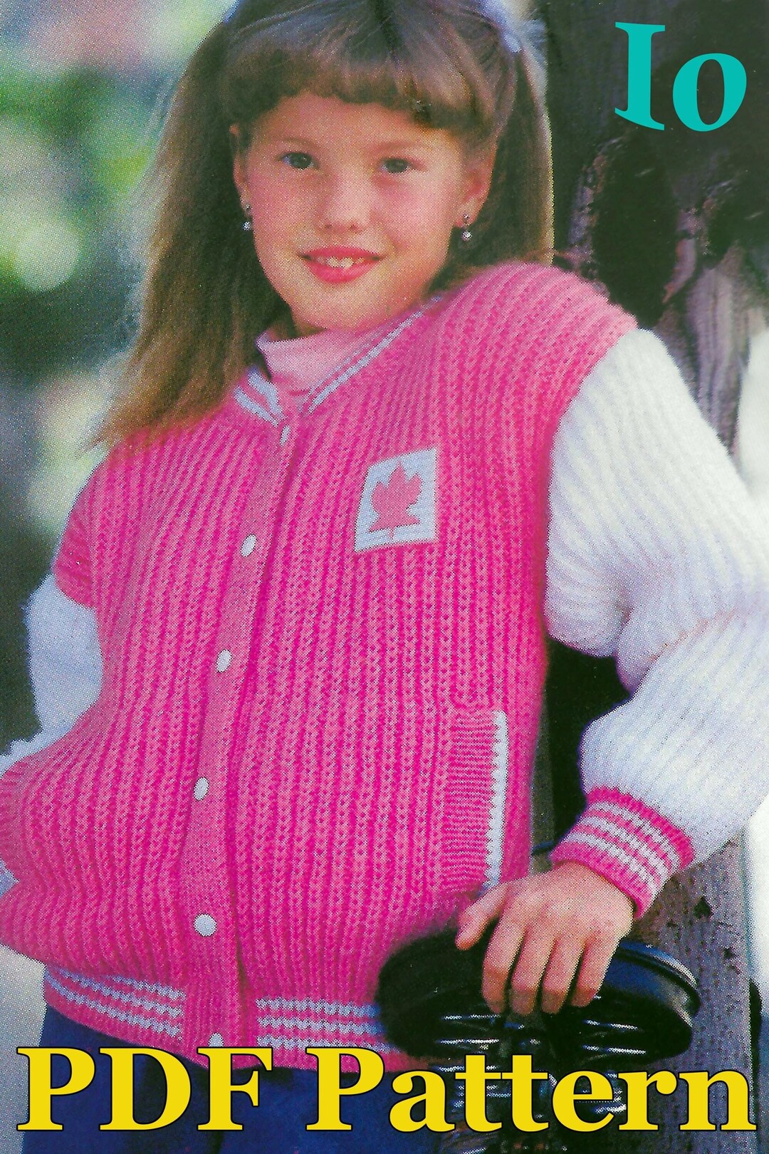 Bomber Jacket Knitting Pattern | Child and Adult Sizes | Vintage 1989 ...