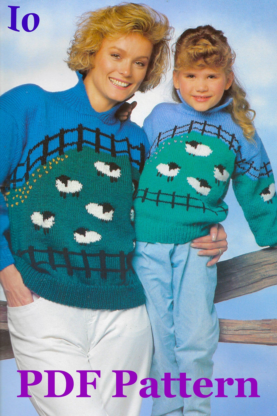 Counting Sheep Sweater Knitting Pattern | Women and Child Sizes ...
