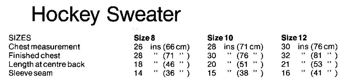 Kids Ice Hockey Sweater Knitting Pattern | Zipper Cardigan Pockets ...