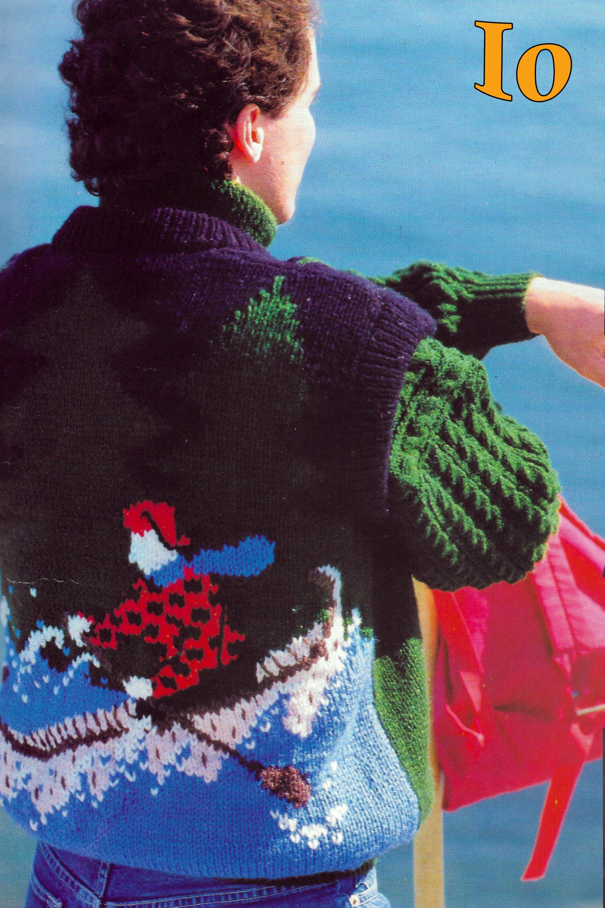 Whitewater River Canoe Knitting Pattern | Pullover Sweater and Vest ...