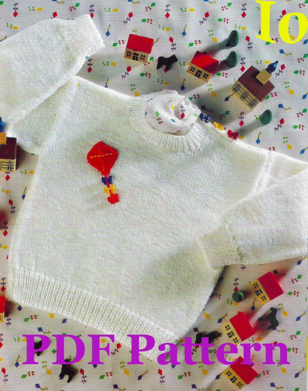 Kite Sweater Knitting Pattern | Toddler & Child Sizes | Shoulder ...