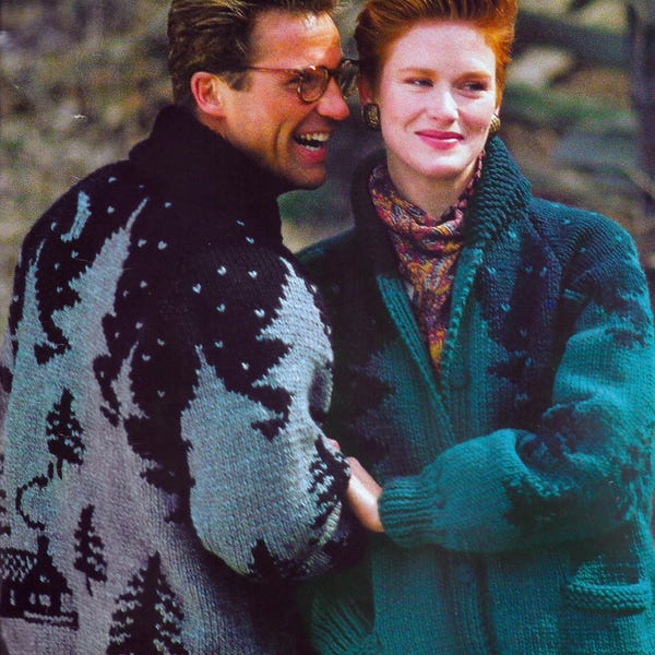 Noble Forest Sweater Knitting Pattern | Adult Oversized Pullover Jumper ...