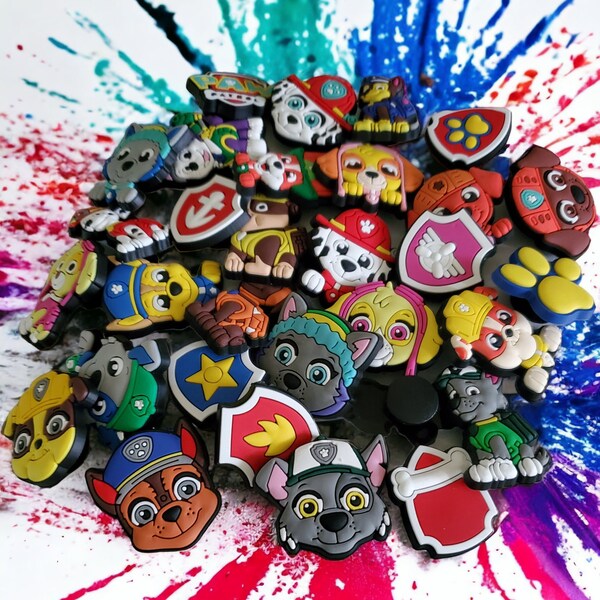 Croc Charm Dog Paw - Etsy