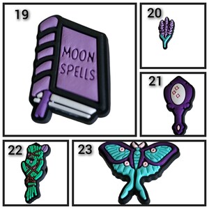 Magic Shoe Charms, Enchanted Shoe Decor, Spell Book Jibbitz, Mystical ...