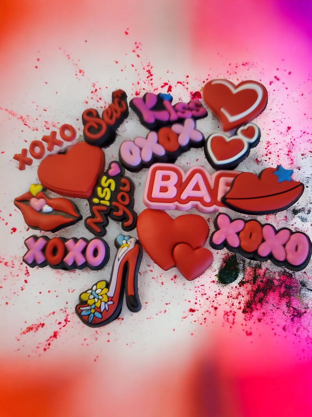 Bae Croc Charms, Love Croc Jibbitz, Heart Croc Shoe Decor, Sweetheart ...