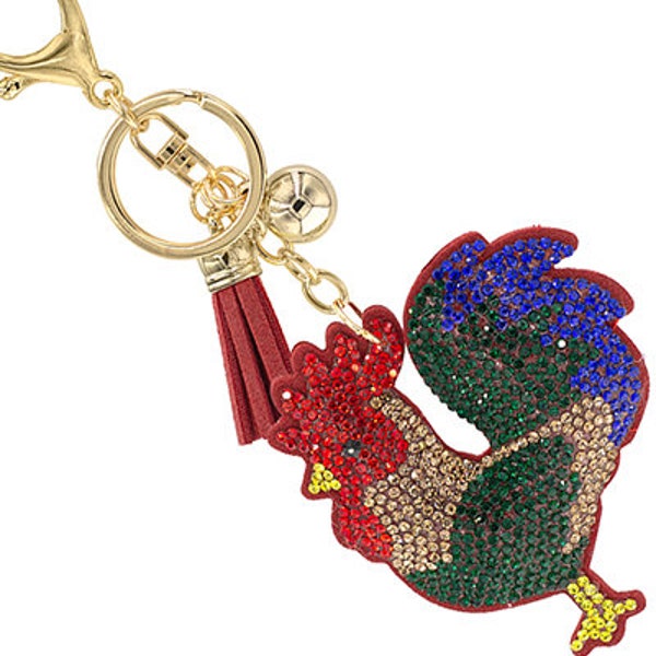 Rooster Key Chain - Etsy
