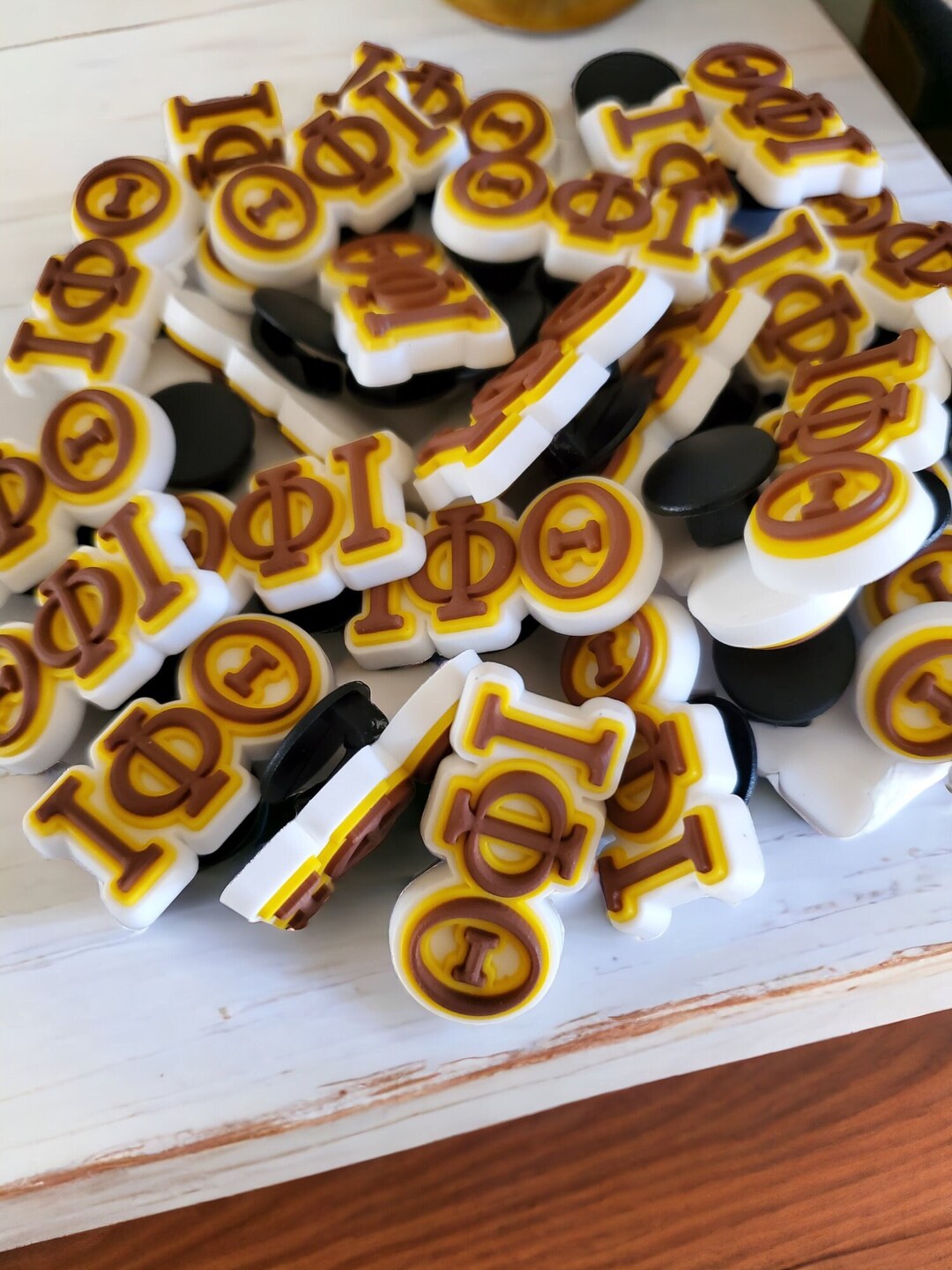 Iota Phi Theta Croc Charms, Fraternity Jibbitz, Greek Letter Shoe Decor ...